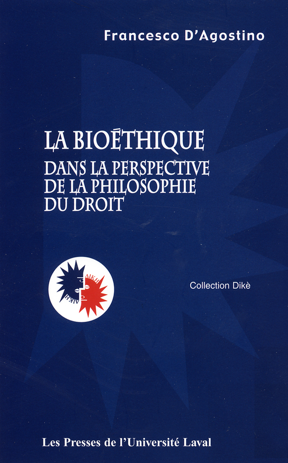 La bioéthique dans la perspective de la philosophie du droit | Presses ...