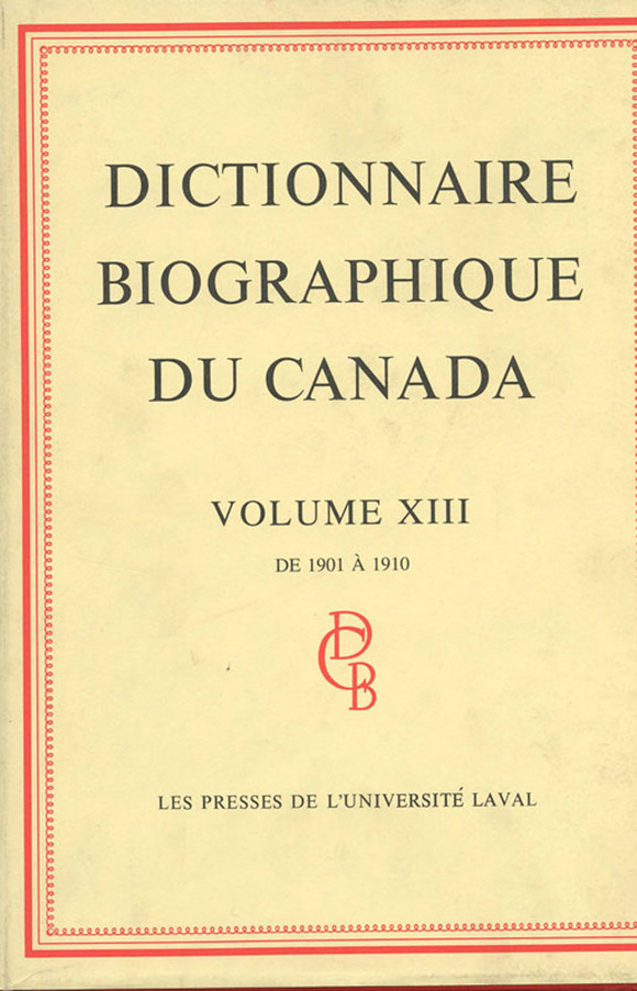 Dictionnaire biographique du Canada | Presses de l'Université Laval